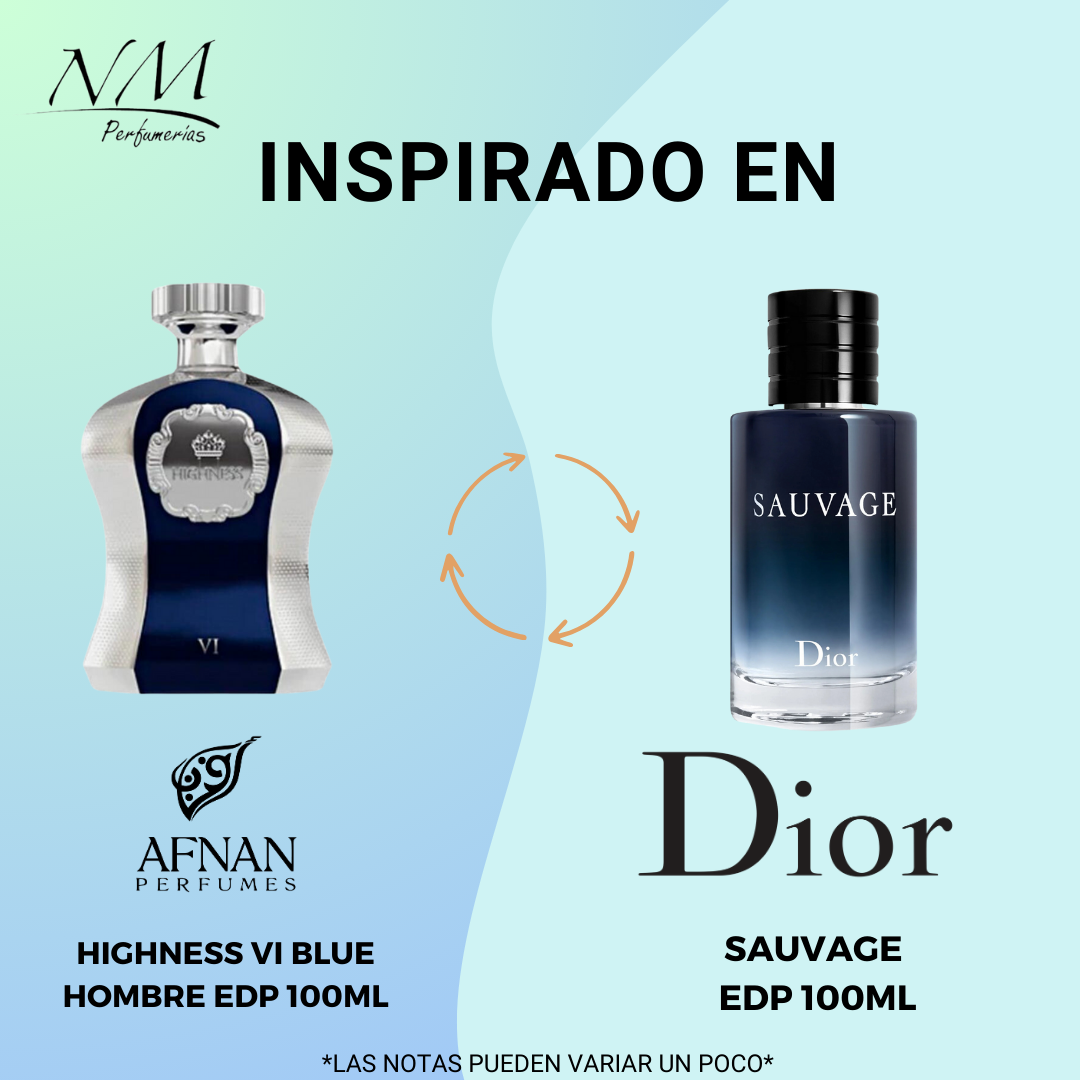 Highness Vi Blue Afnan 100Ml Hombre Perfume