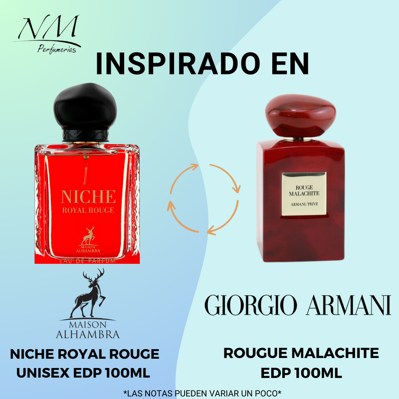 Niche Royal Rouge Maison Alhambra 100Ml Unisex Edp