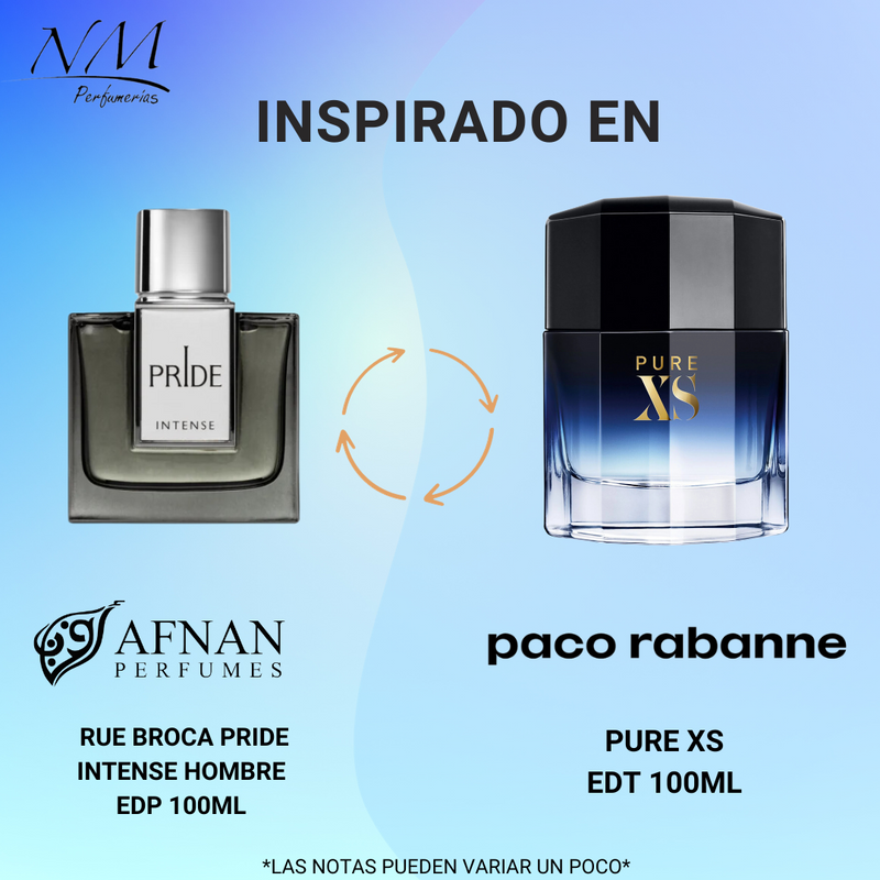Rue Broca Pride Intense Afnan 100Ml Hombre Perfume